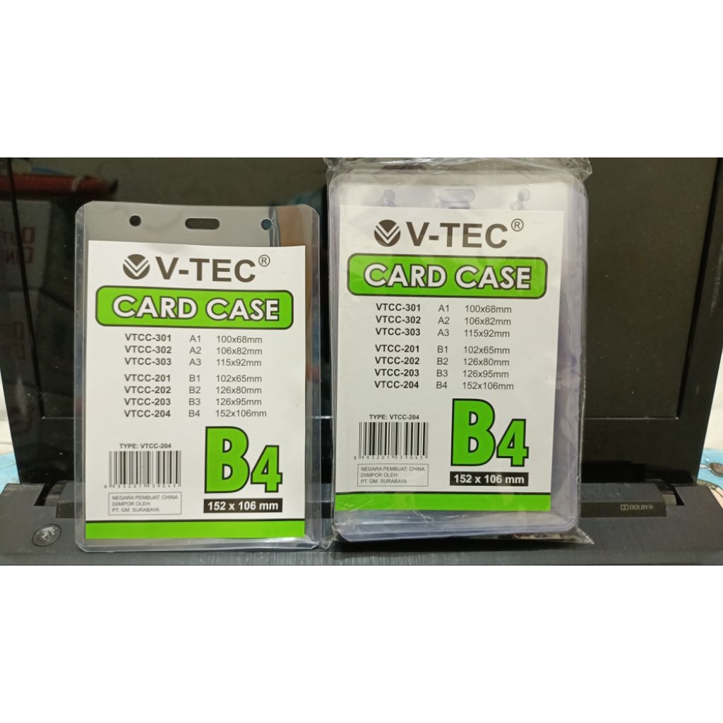 Jual Plastik CARD CASE B4 ukuran 152 mm x 16 mmm | Shopee Indonesia