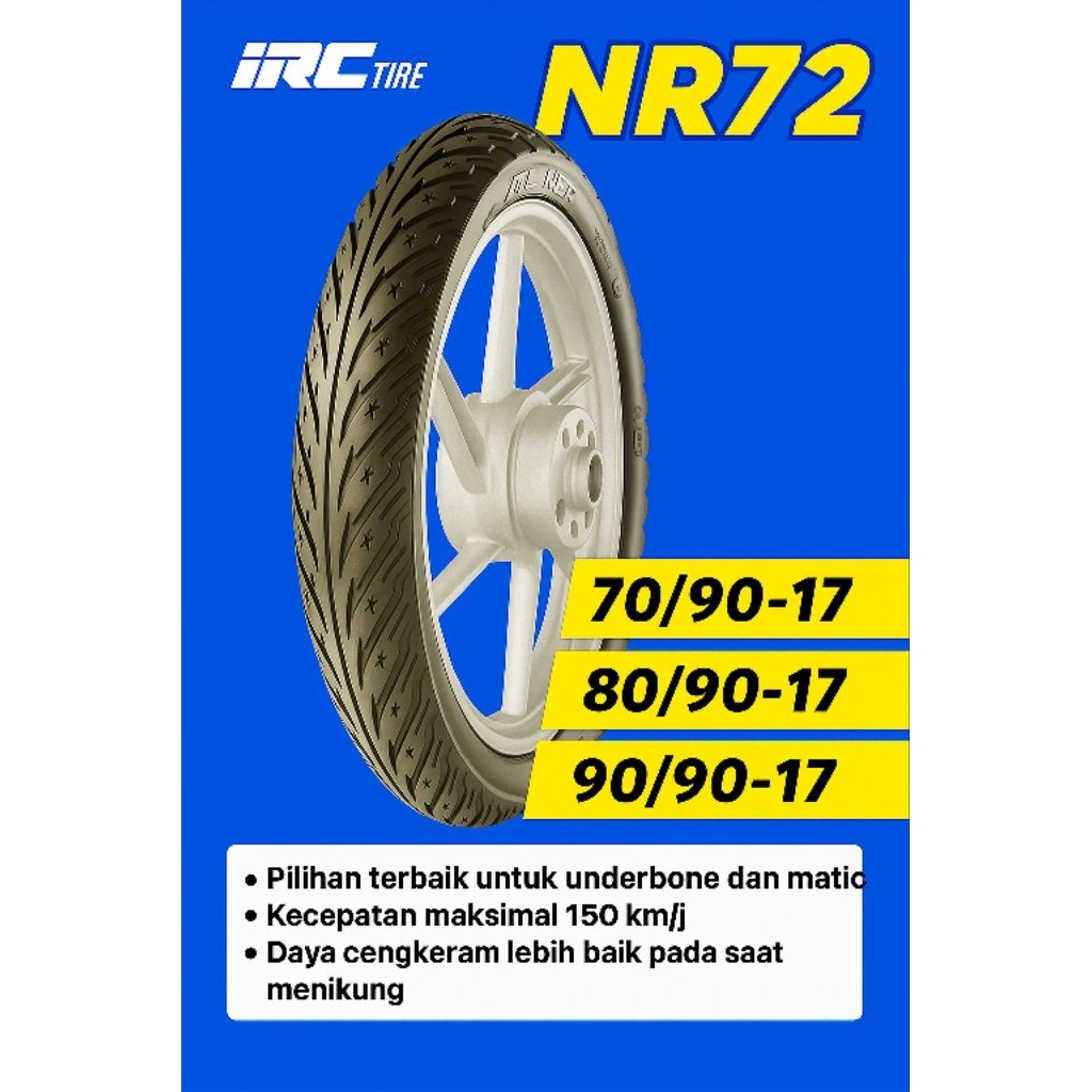 Jual Ban IRC NR 72 Motif Bintang Ring 17 Tahun 2025 100% baru | Shopee ...
