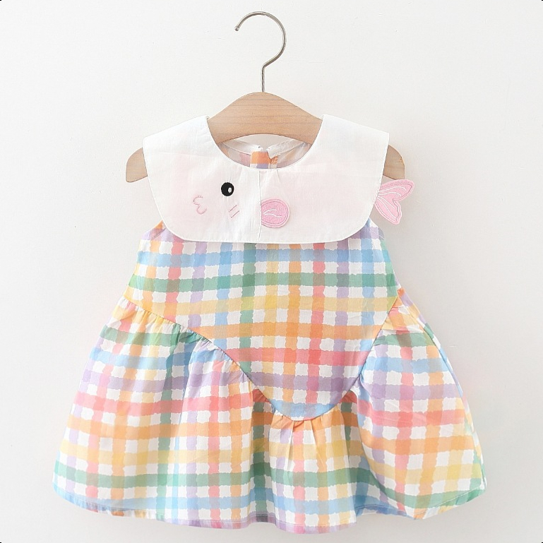 Jual Beibei kids-2-7 Tahun Gaun Slip Anak-Anak Baru anak perempuan Rok ...