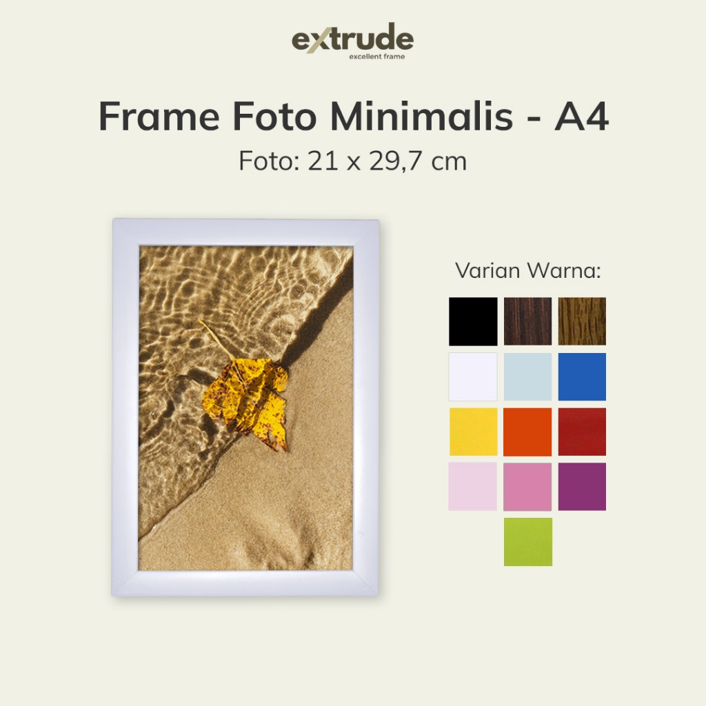 Jual EXTRUDE Frame Minimalis 21x29,7cm (A4) Pigura Bingkai Foto ...