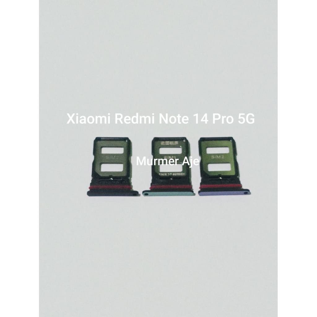 Jual Sim card tray slot tempat kartu sim xiaomi redmi note 14 pro 5G oem | Shopee Indonesia