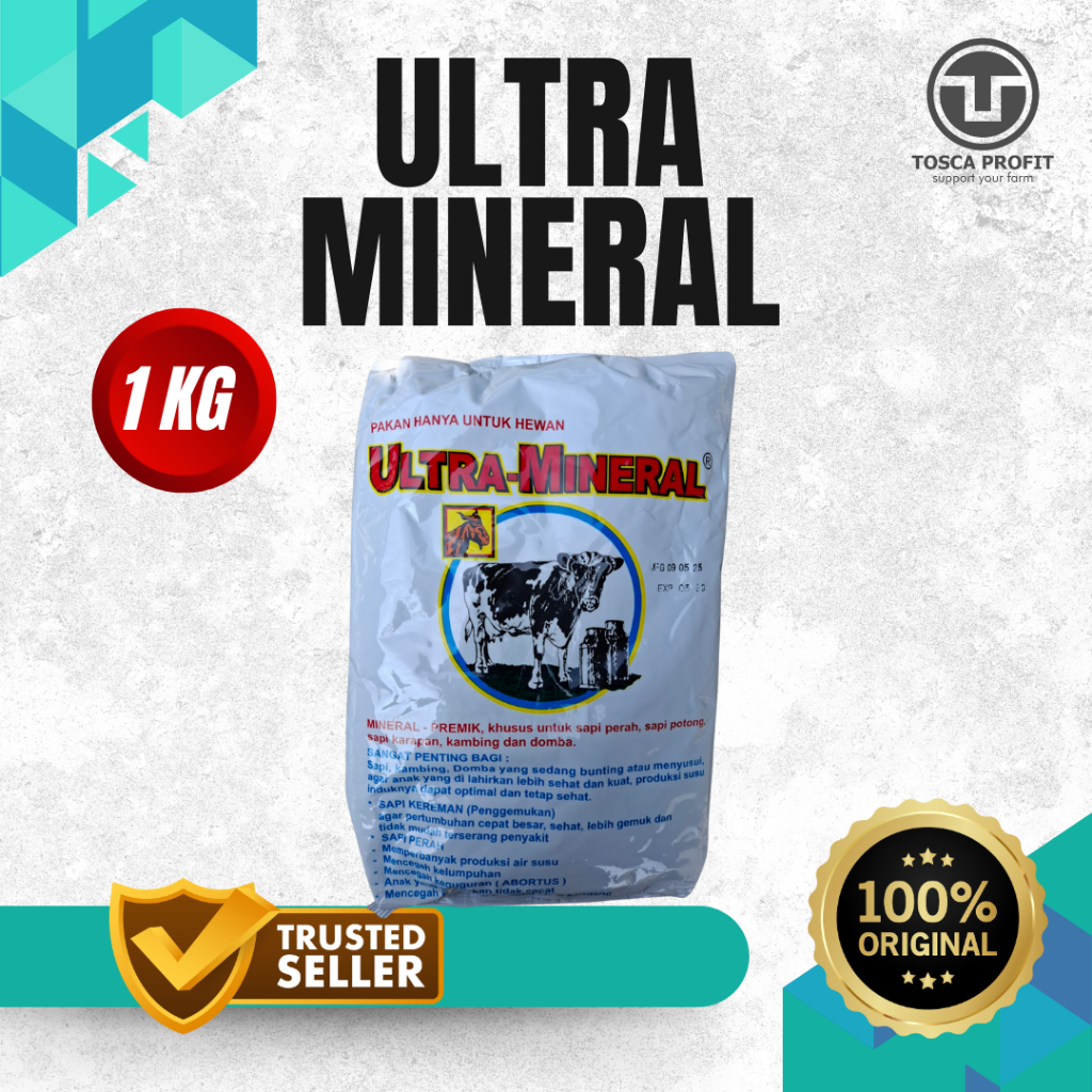 Jual Ultra Mineral 1 Kg – Suplemen Mineral Lengkap untuk Sapi, Kambing ...