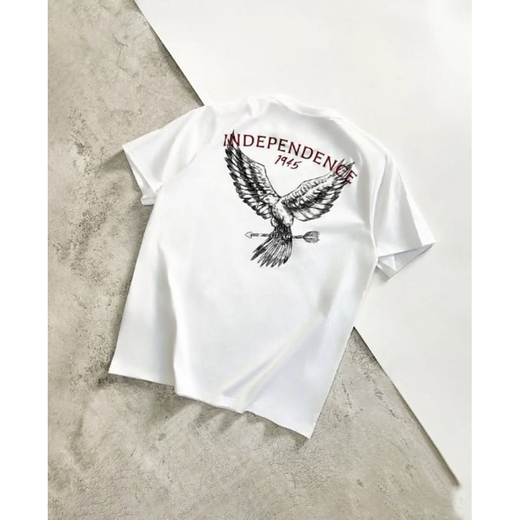 Jual [ORIGINAL] RUCAS Independence 1945 White Tee || RUCAS Embossed ...