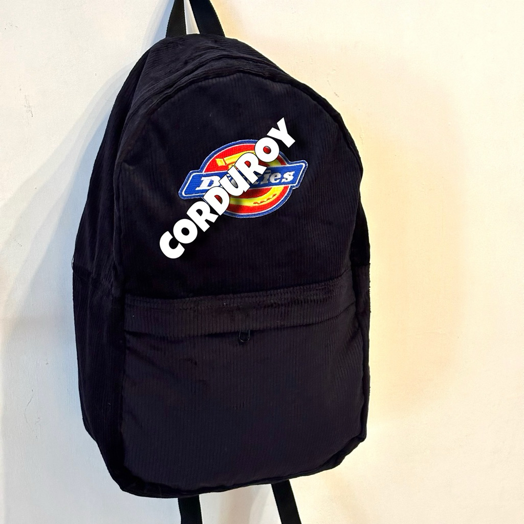 Jual tas ransel corduroy bagpack corduroy tas sekolah corduroy | Shopee ...