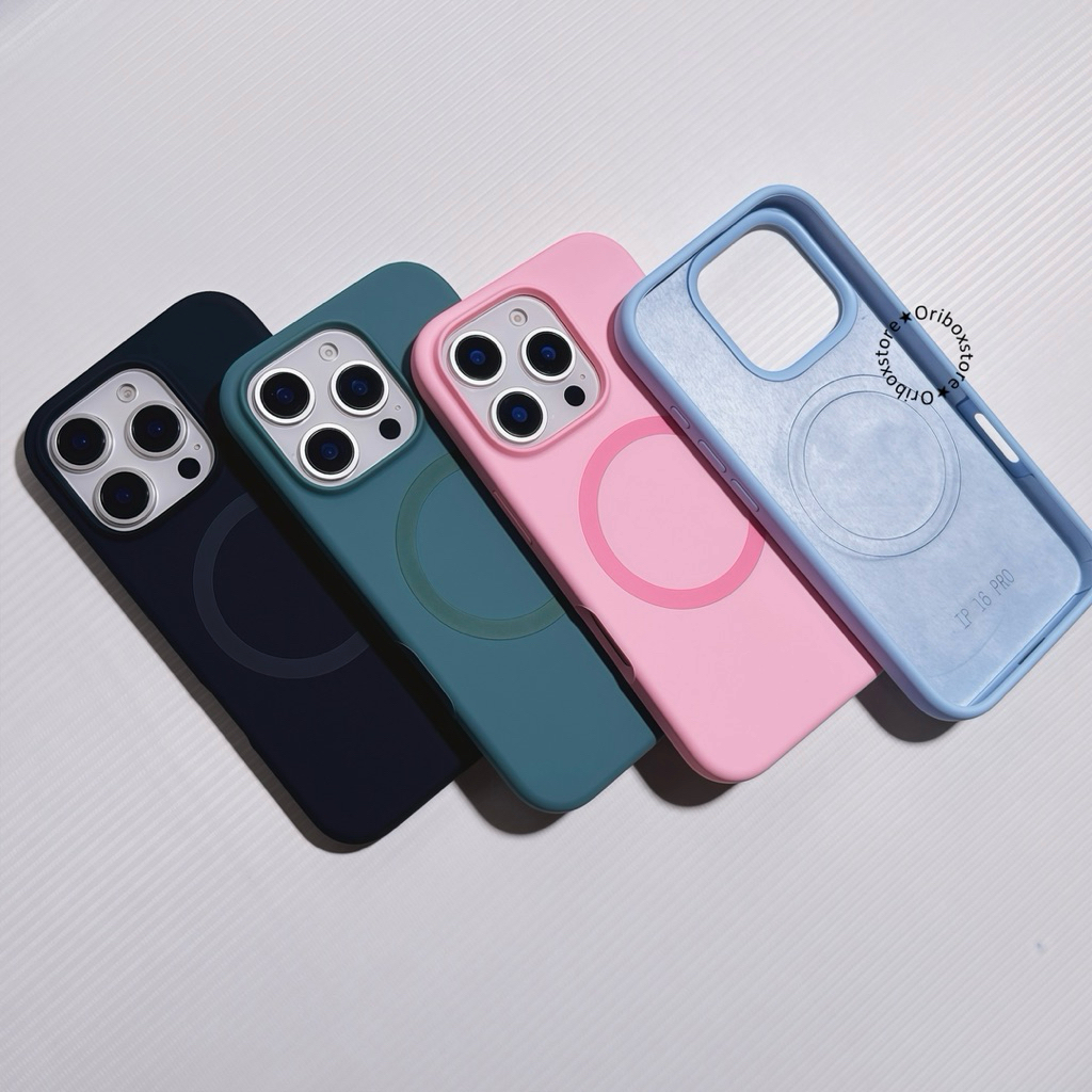 Jual Liquid Magnetic Magsafe - Large Hole Case Solid Color - Hardcase ...