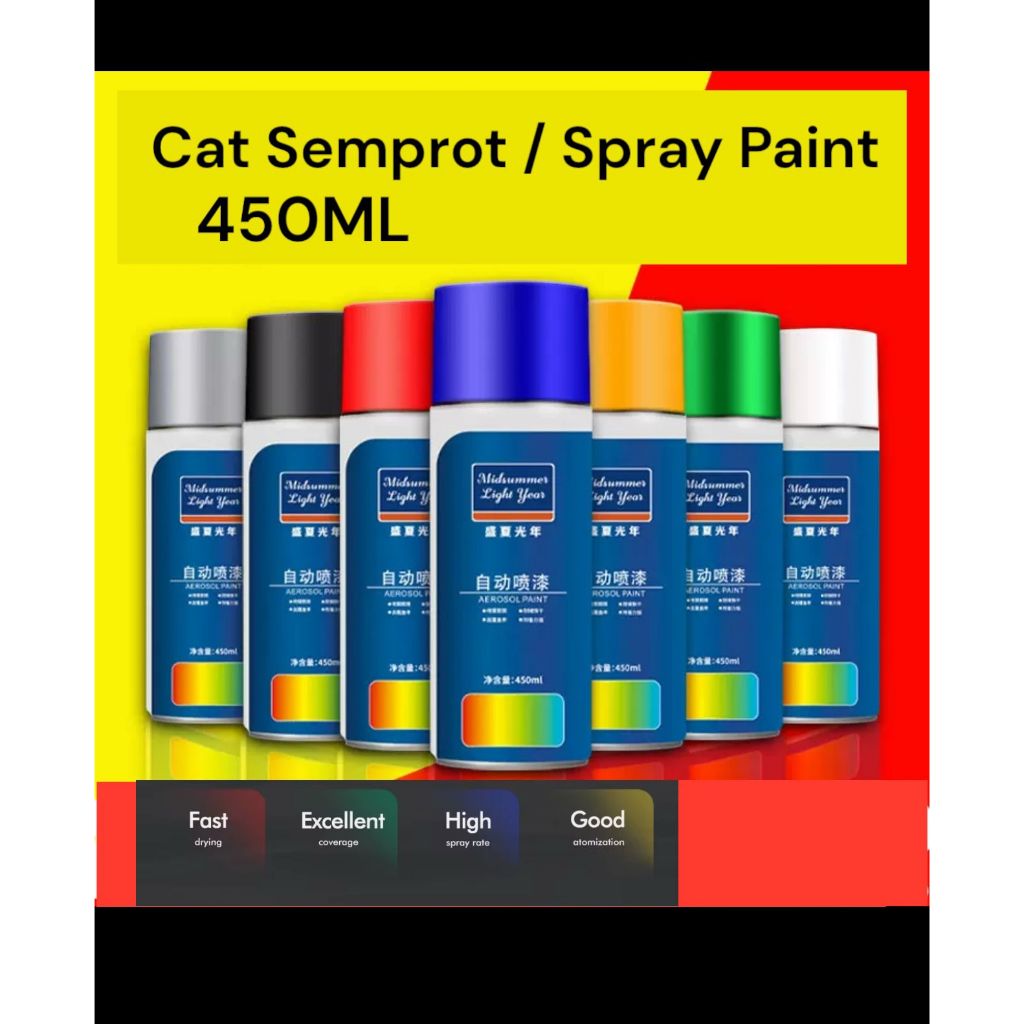 Jual Cat Semprot Mobil Dan Motor 450ml Cat semprot Helm | Shopee Indonesia