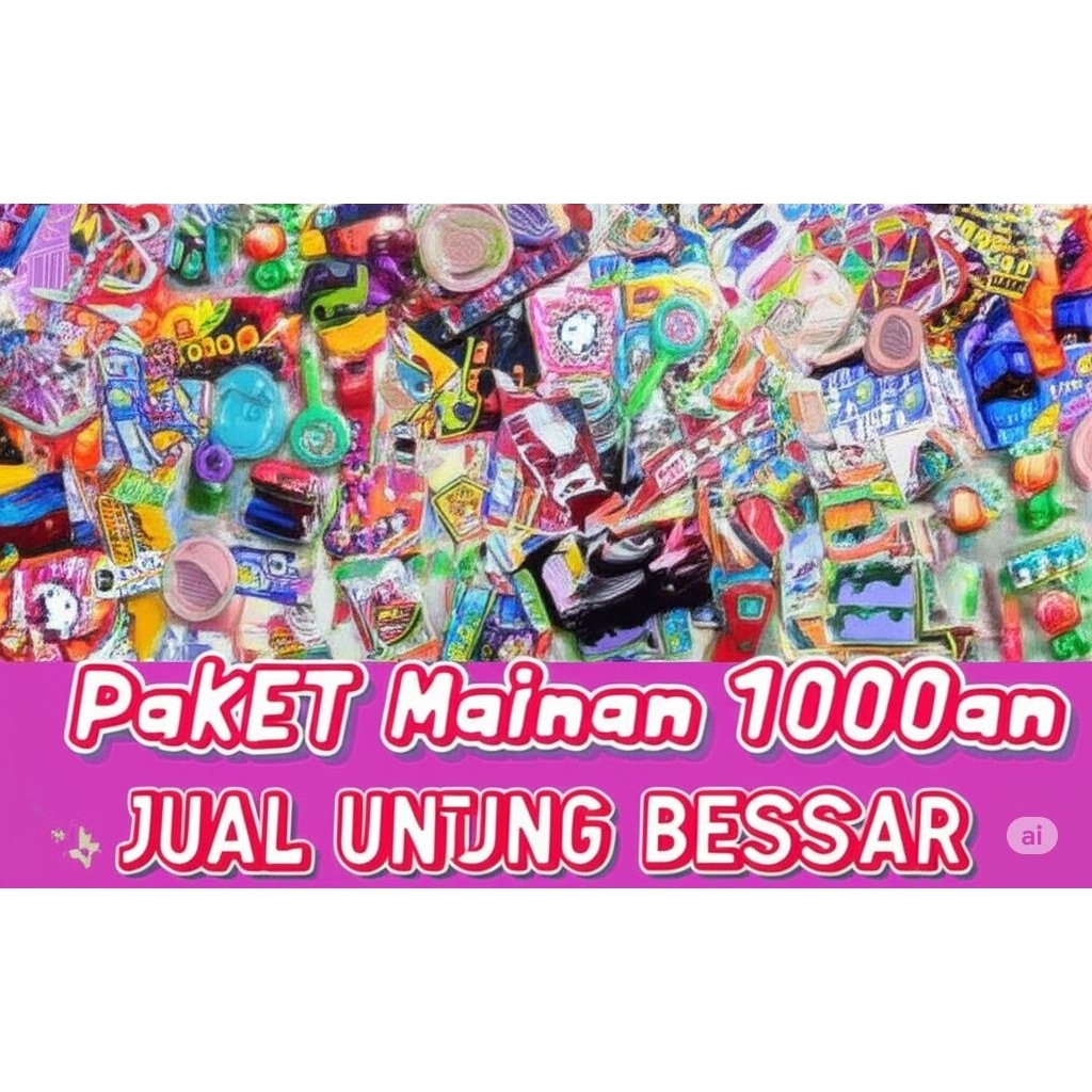 Jual Paket Mainan 1000an untung besar - 1 paket isi 20pcs | Shopee ...