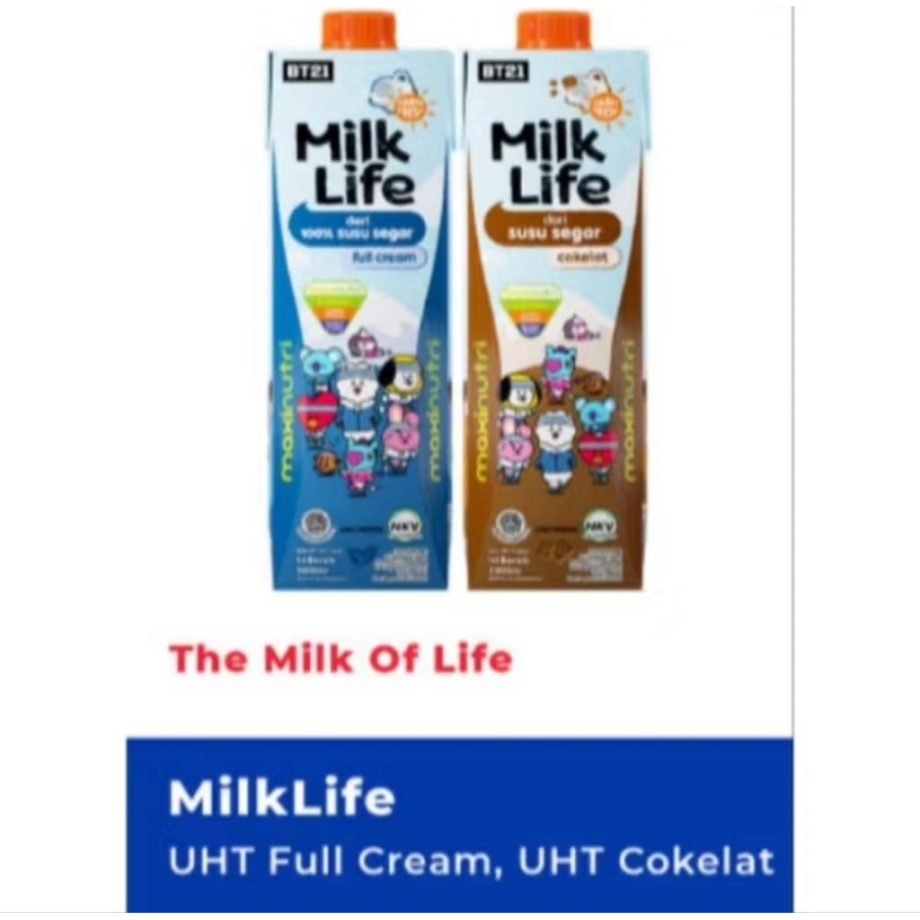 Jual Milk life 1 liter / susu milk life 1 liter / susu uht milk life 1 ...