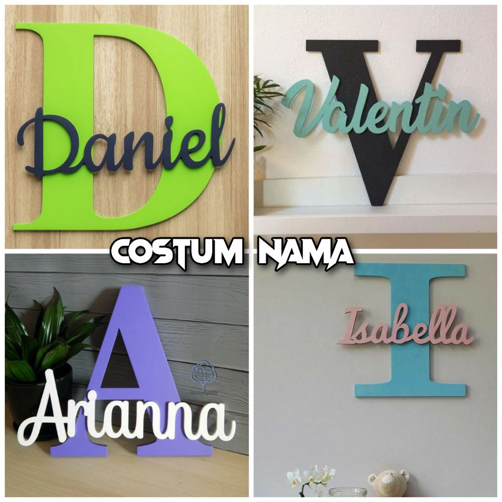Jual HURUF KAYU TIMBUL FONT VARIASI ATAU FORMAL RESMI | Shopee Indonesia