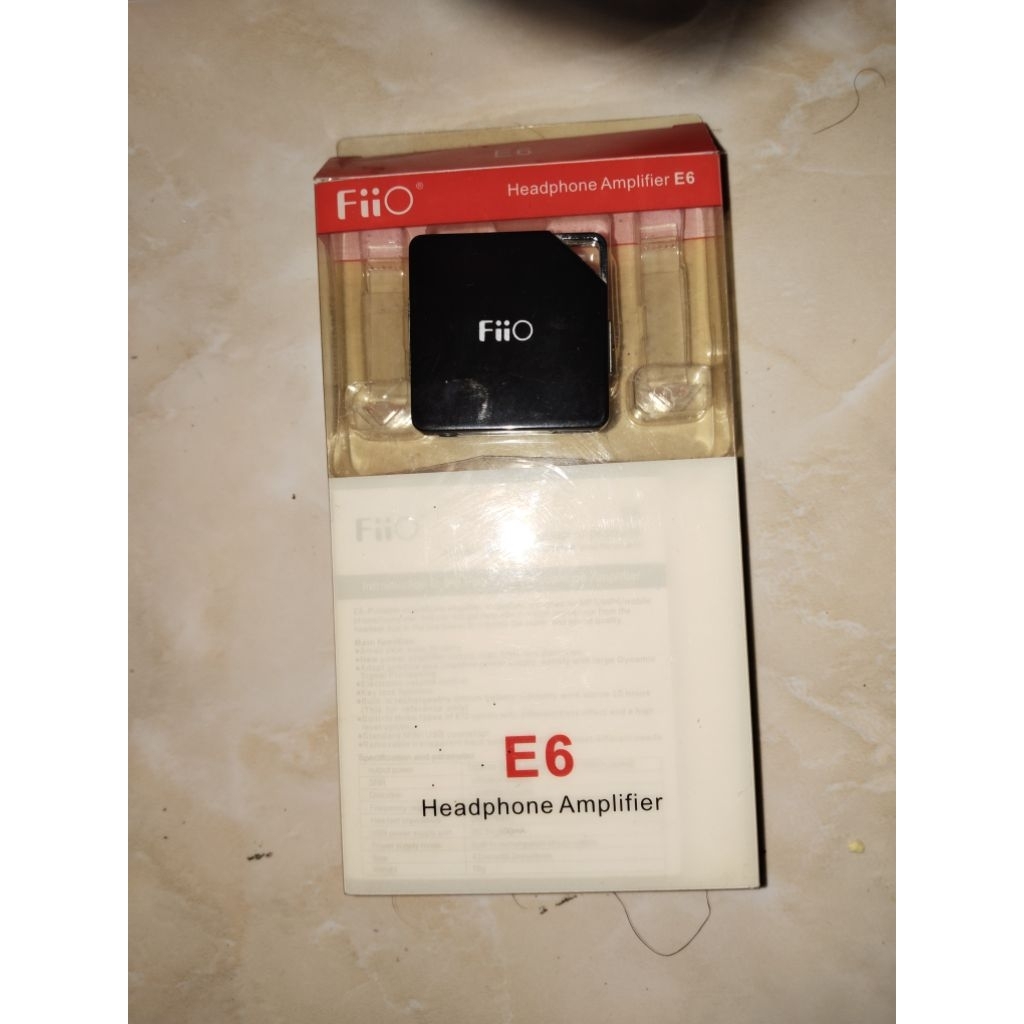 Jual FiiO E6 Amplifier Retro 2nd not Moondrop Jcally TRN Kinera ...