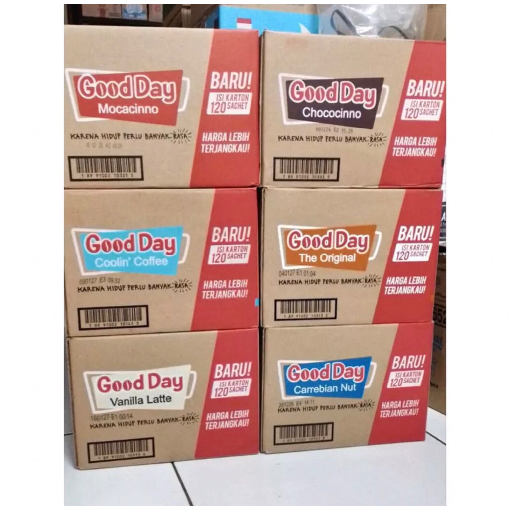 Jual Kopi Good Day All Varian (Mocacinno|Chococinno|Coolincoffee ...