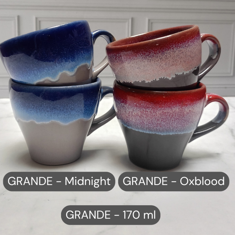 Jual Seduhpertama - Grande Cangkir Keramik Handmade Motif Gradasi – Mug ...