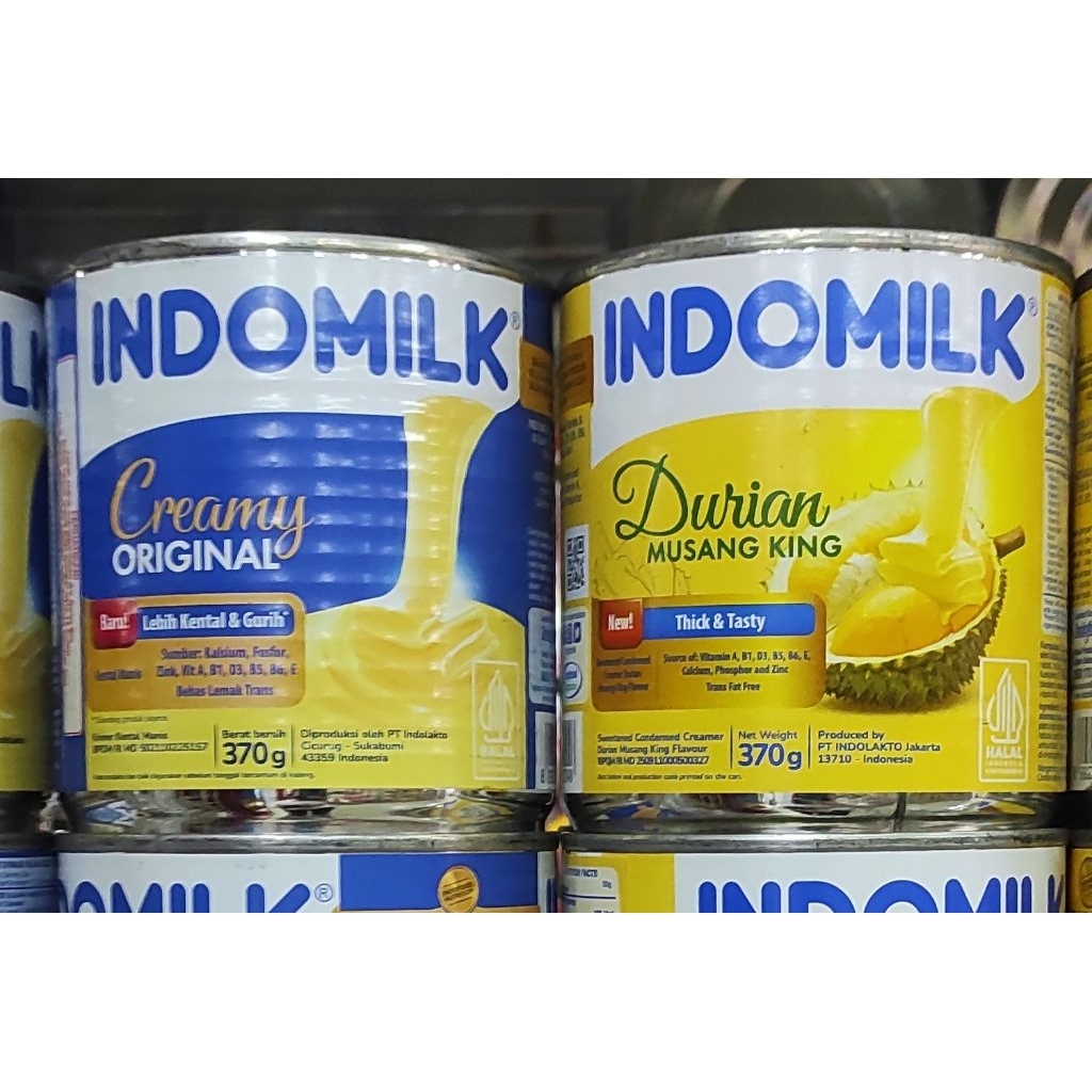 Jual Indomilk SKM Susu Kental Manis Creamy Original / Durian Musang ...