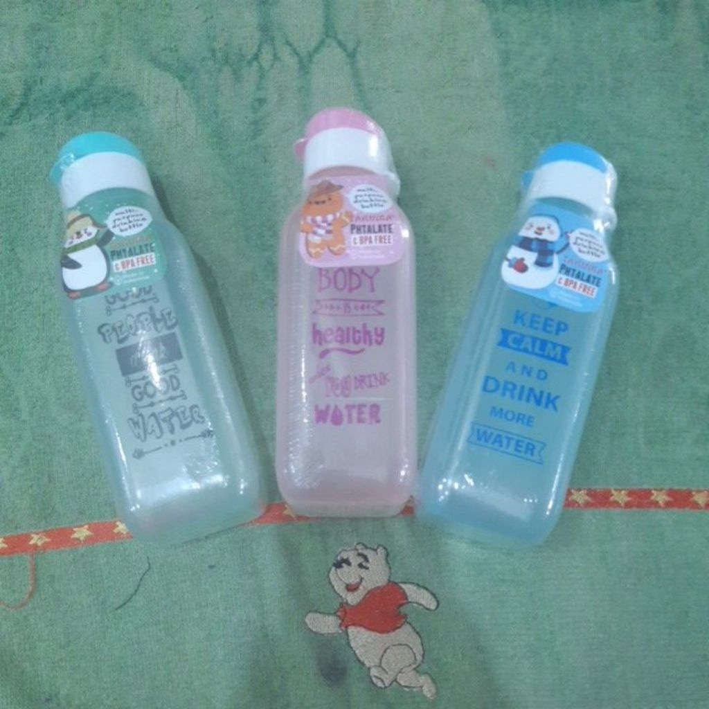 Jual botol minum flip top anak takuma 550 ml segi murah/botol air ...