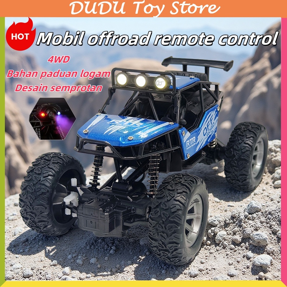 Jual DUDU Mainan Off - Road Besar Mobil Remote Control Mobil RC Rock Crawler 4WD Alloy Climbing ...