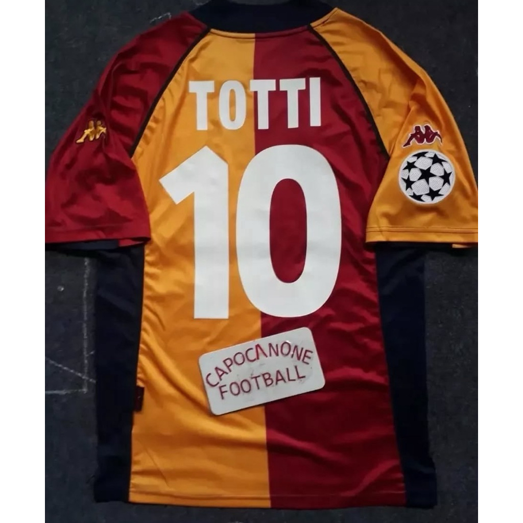 Jual JERSEY AS ROMA RETRO 2000 2001 2002 00 01 02 Ucl | Shopee Indonesia