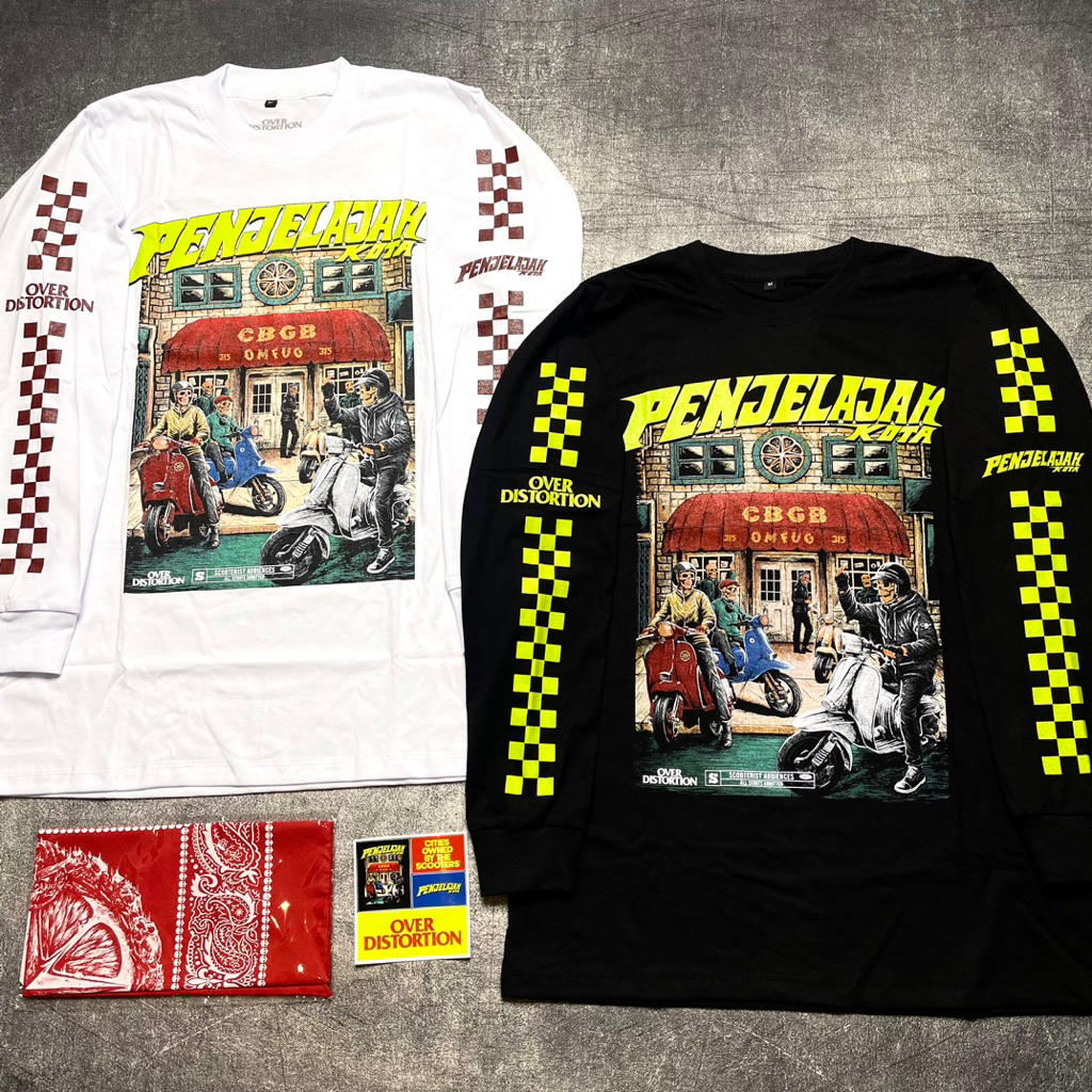 Jual Long Sleeve OVER DISTORTION - SCOOT Official Merchandise | Shopee ...