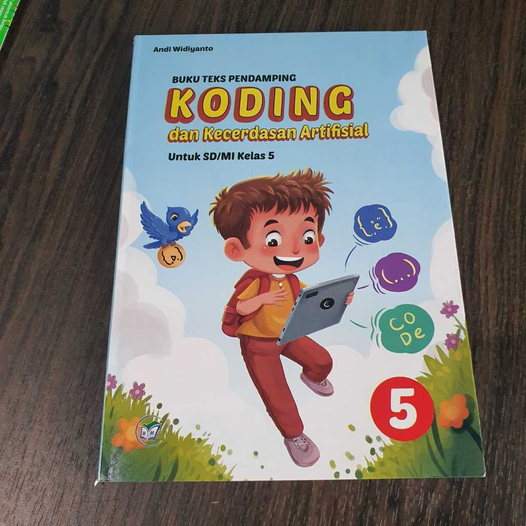 Jual Buku KODING dan KECERDASAN ARTIFISIAL untuk SD/MI Kelas 5 - Bukit ...