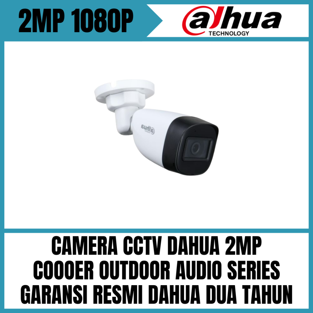 Jual CAMERA CCTV DAHUA 2MP 1080P TURBO HDCVI AUDIO SERIES COOPER KAMERA ...