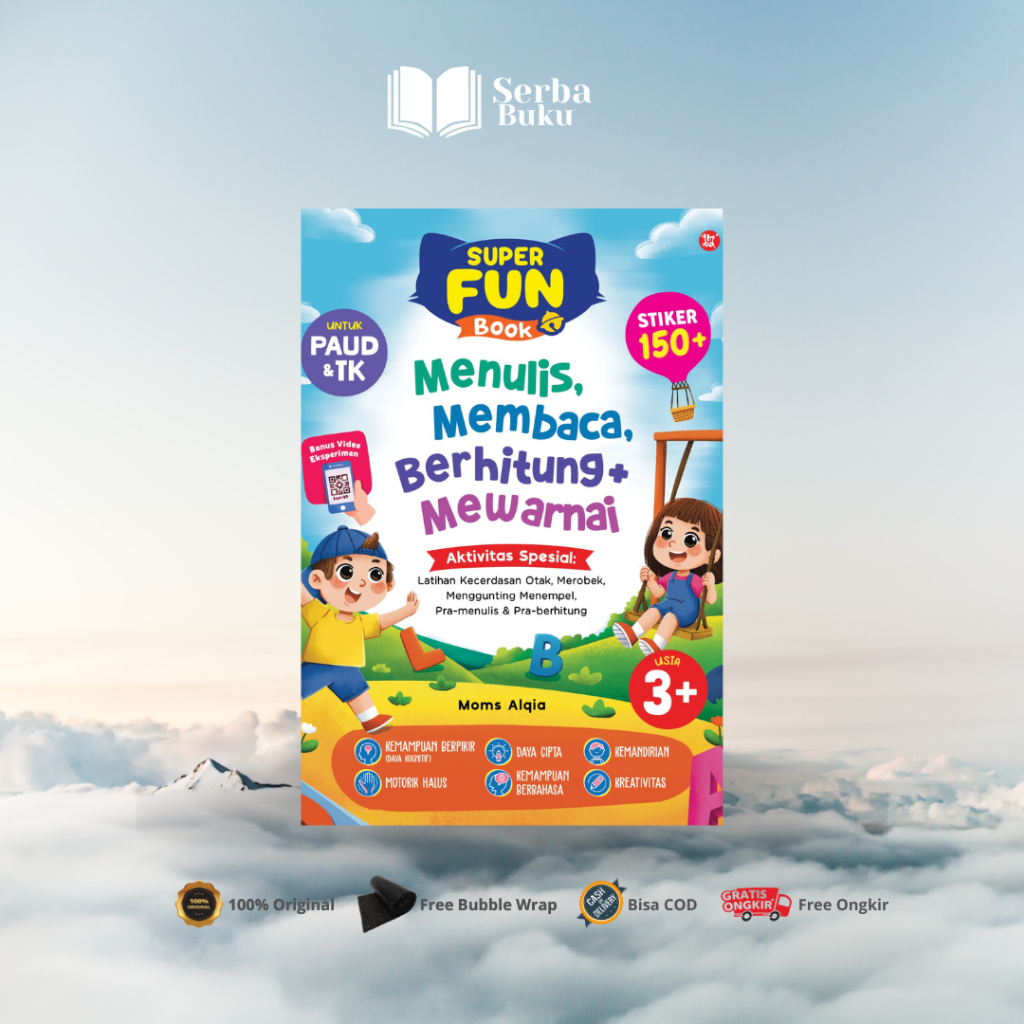 Jual BUKU SUPER FUN BOOK - MENULIS, MEMBACA, BERHITUNG + MEWARNAI by ...