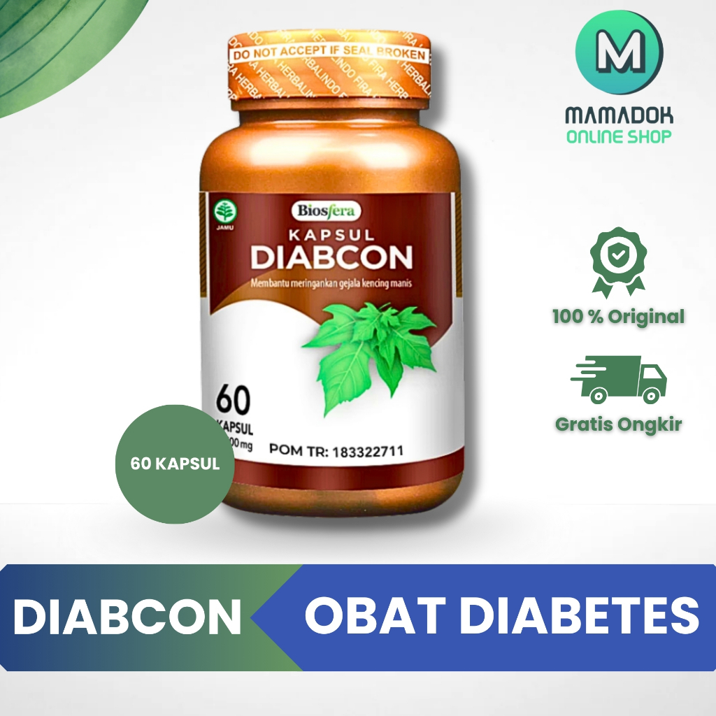 Jual Diabcon Kapsul Herbal Mengatasi Diabetes Menstabilkan Kadar Gula ...