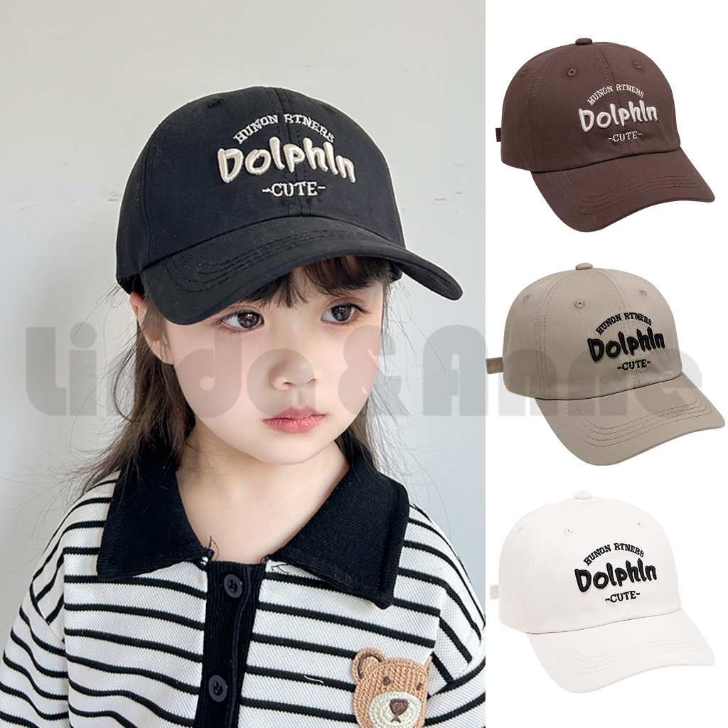 Jual L&A Topi Baseball Anak Bordir DOLPHINE CUTE Unisex Topi Distro ...
