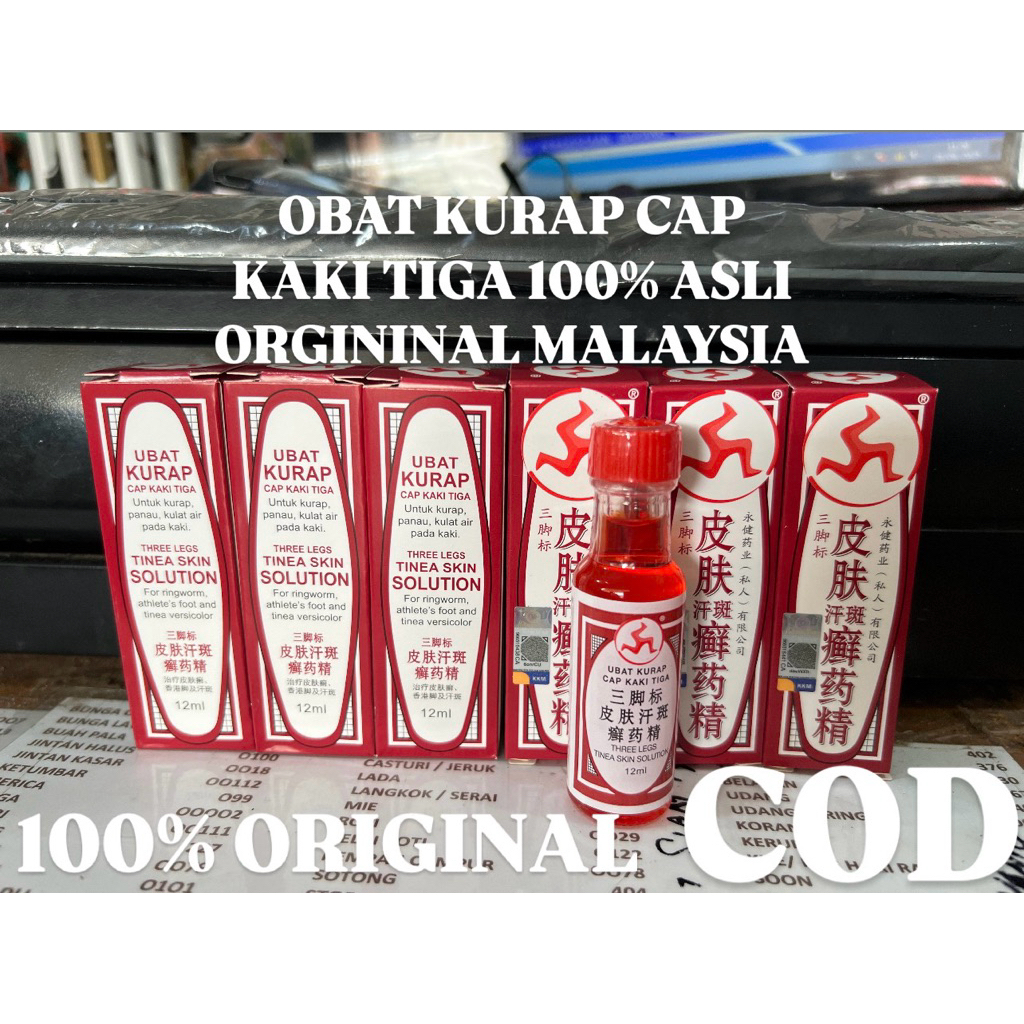 Jual OBAT KURAP CAP KAKI TIGA ORIGINAL MALAYSIA - OBAT PANU - OBAT ...