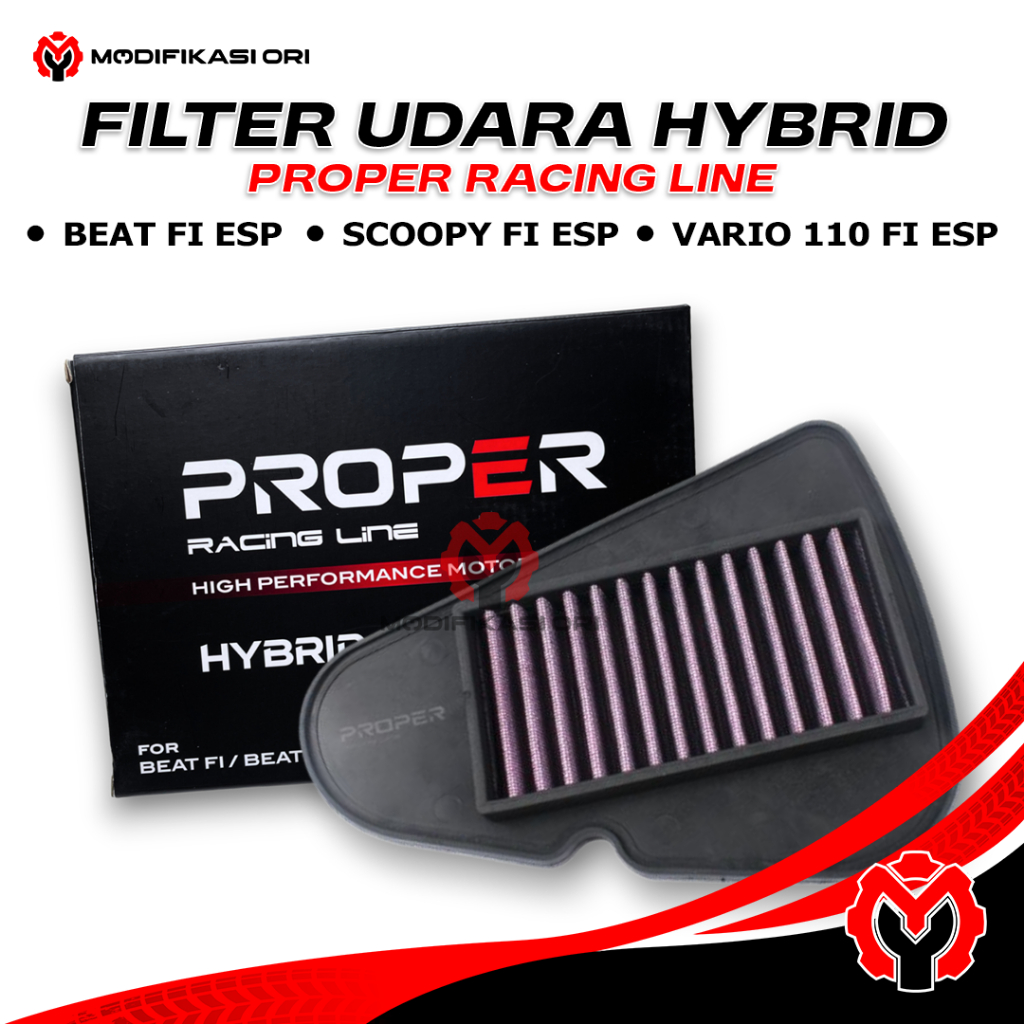 Jual BEAT FI ESP FILTER UDARA PROPER RACING | Shopee Indonesia