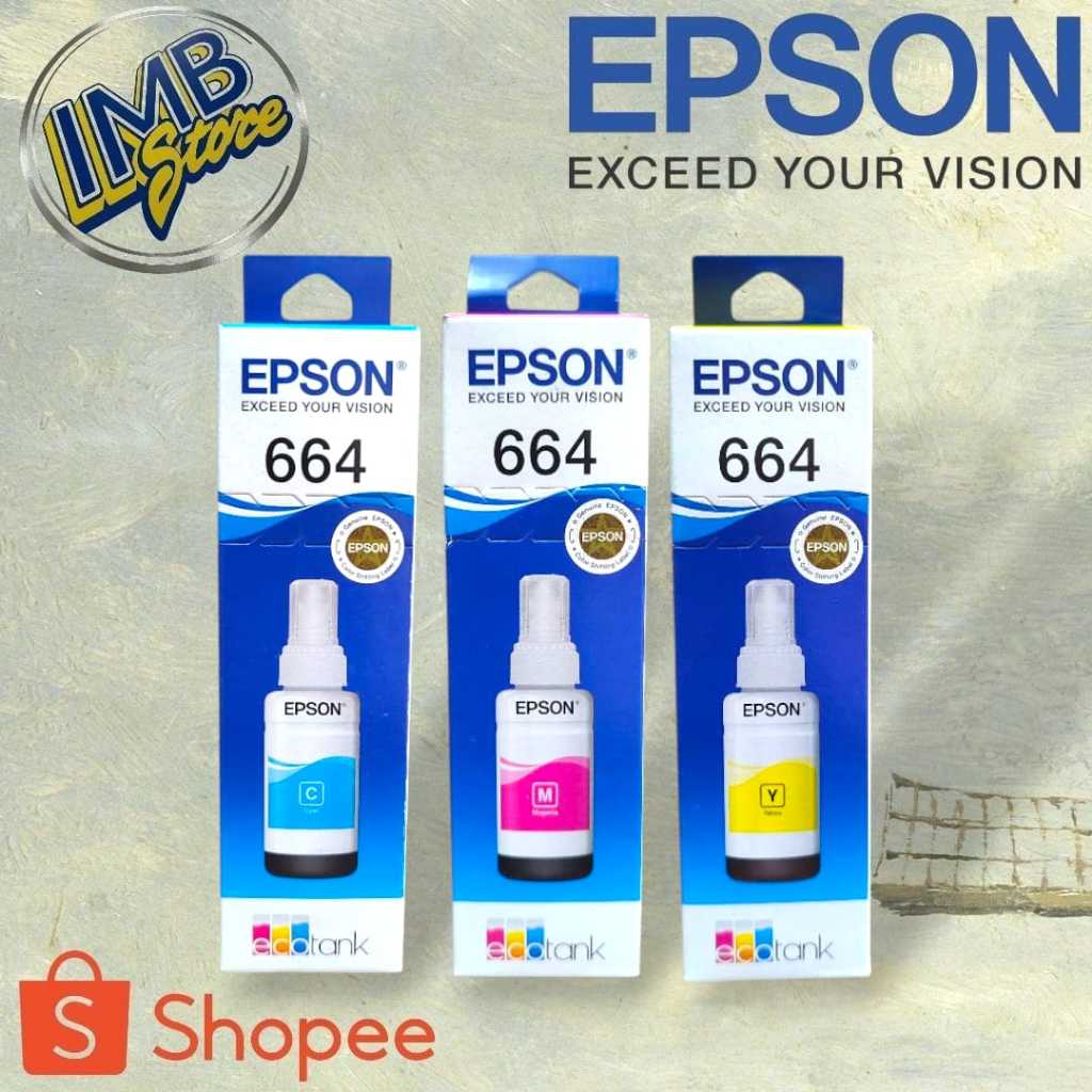 Jual TINTA EPSON 664 ORIGINAL | Shopee Indonesia