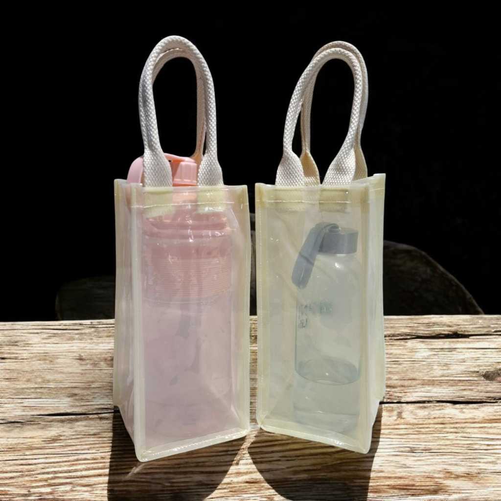 Jual Tas Mika PVC Botol T 23 x P 10 X L 10/ Souvenir Tas Mika Tumbler 1 ...