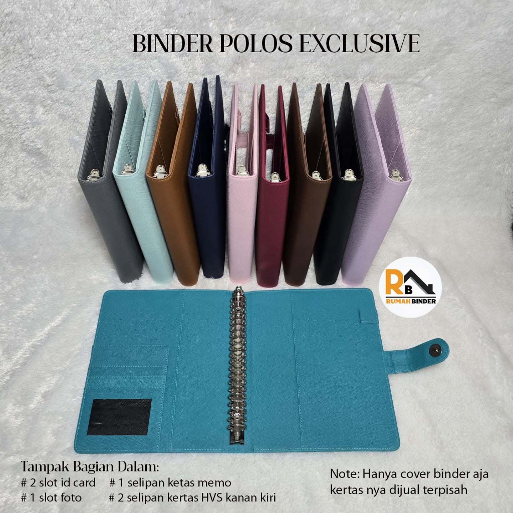 Jual Binder Polos Warna Exclusive Terlaris, tersedia ukuran A6/6Holes ...
