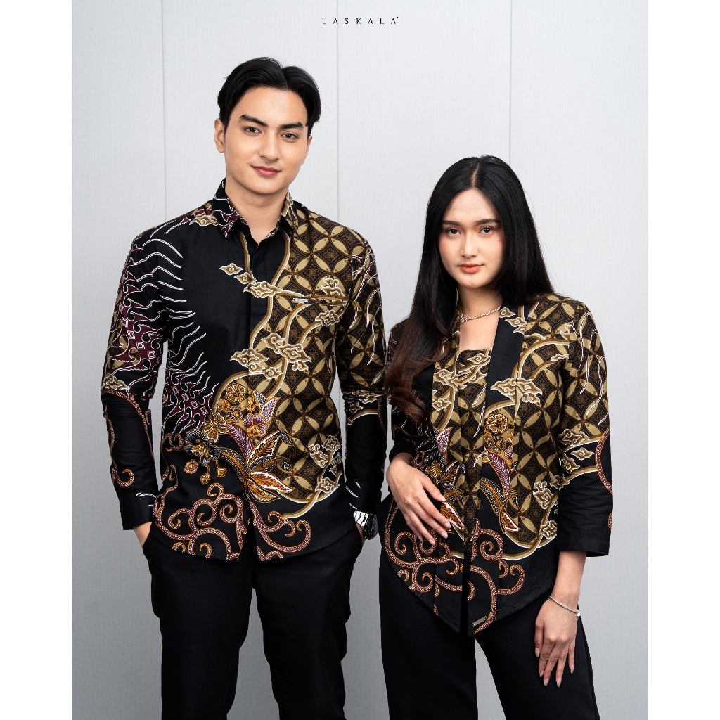 Jual Laskala Batik Premium Mandeep Couple Set Batik Pria dan Kebaya ...