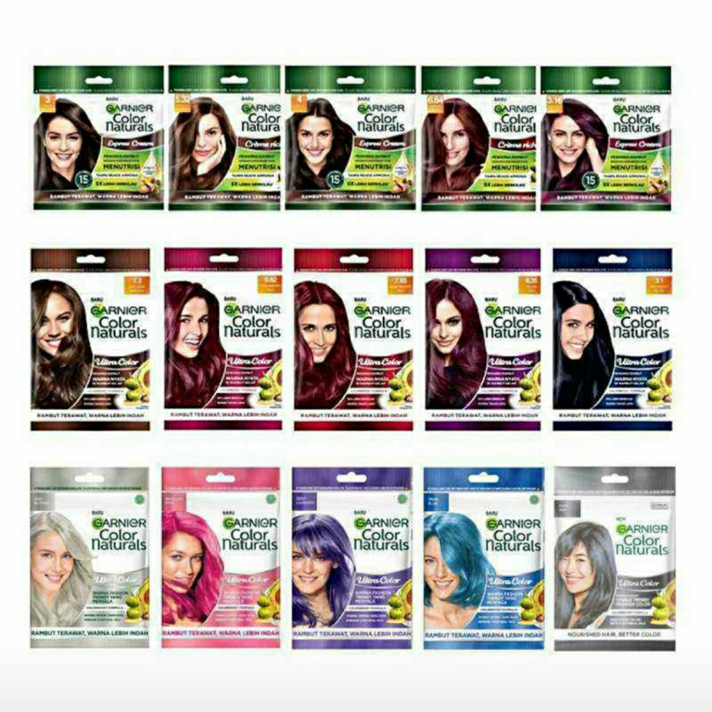 Jual GARNIER Hair Color Permanent Saset/ GARNIER Semir Rambut Saset ...