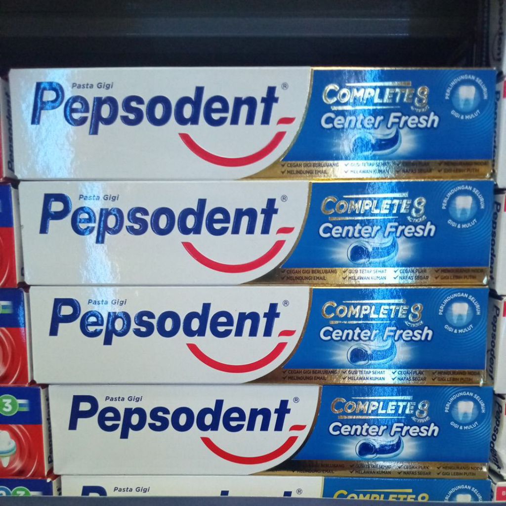 Jual Pepsodent complete 8 center fresh 160g | Shopee Indonesia