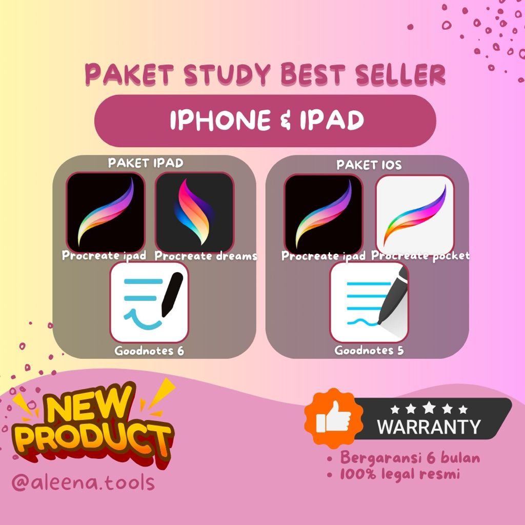 Jual Goodnotes 5 , Goodnotes 6 , Procreate ipad , Procreate dreams ipad ...