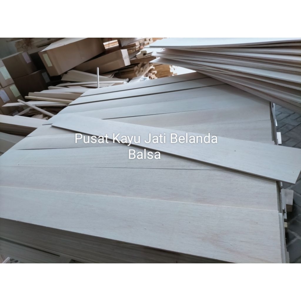 Jual Kayu Balsa Sheet Kayu Balsa Lembaran Tebal 4,5,6mm X Lebar 100/80 ...
