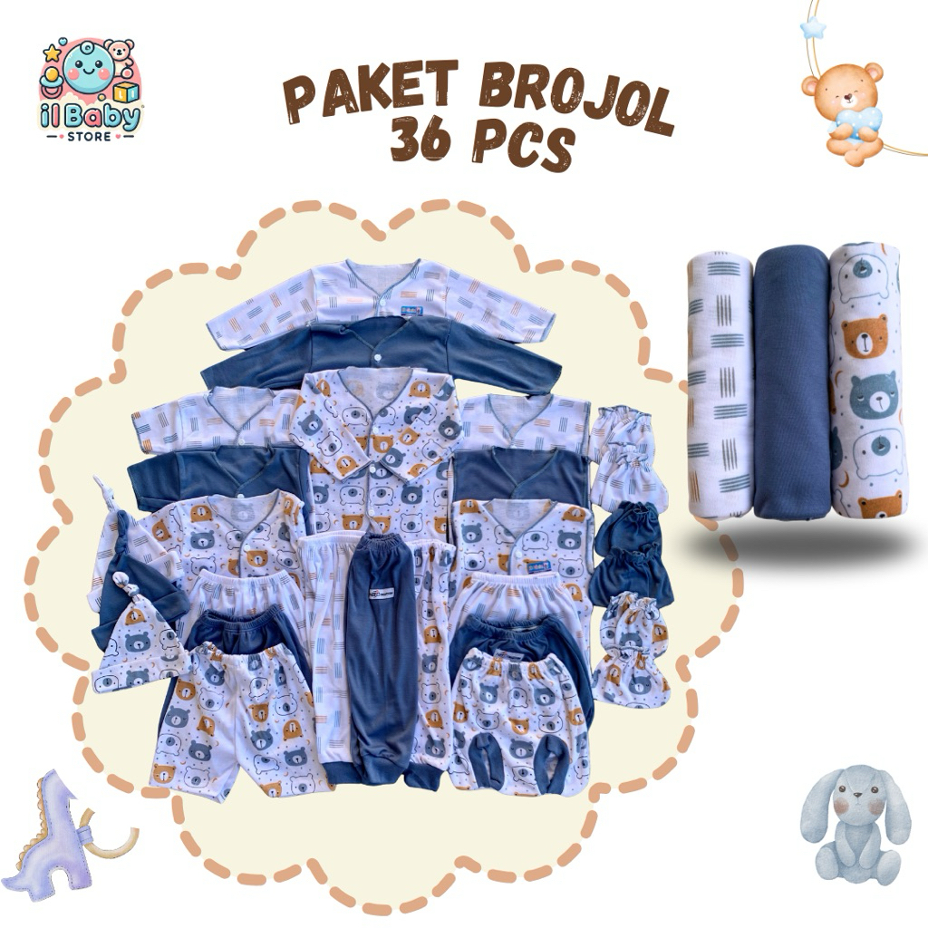 Jual Paket Brojol Baju Bayi Newborn Lengkap Set Bayi 0-3 Bulan Terbaru ...