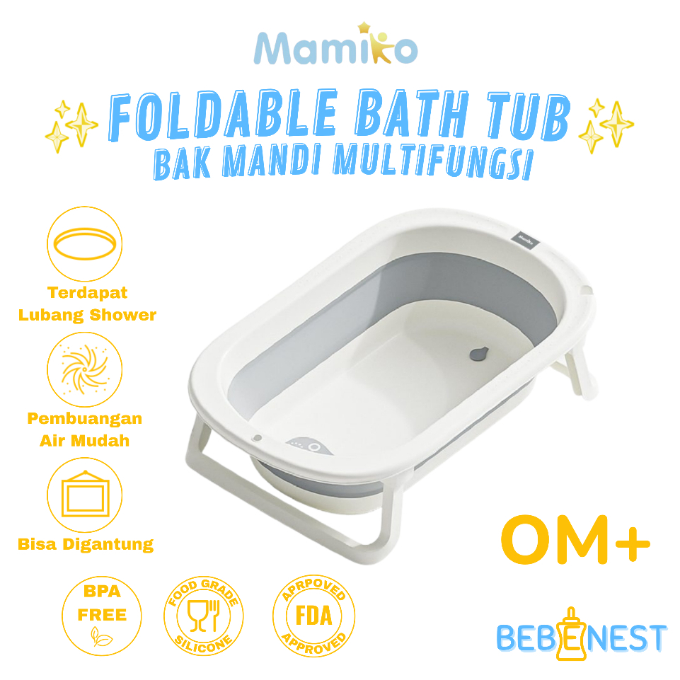 Jual Mamiko Bak Mandi | Foldable Bath Tub | Multifungsi Bisa Dilipat ...