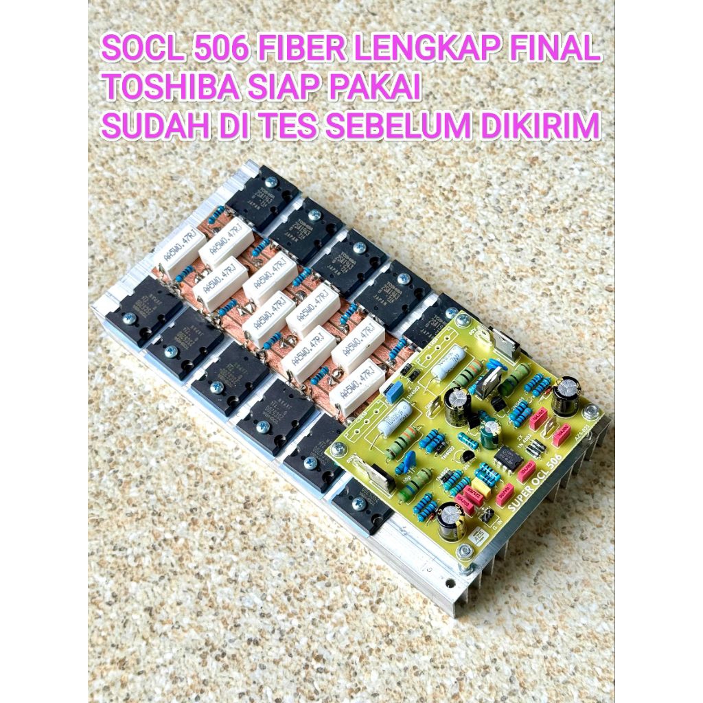 Jual socl 506 FIBER lengkap dengan final toshiba 5200 2 set 3set 4set ...