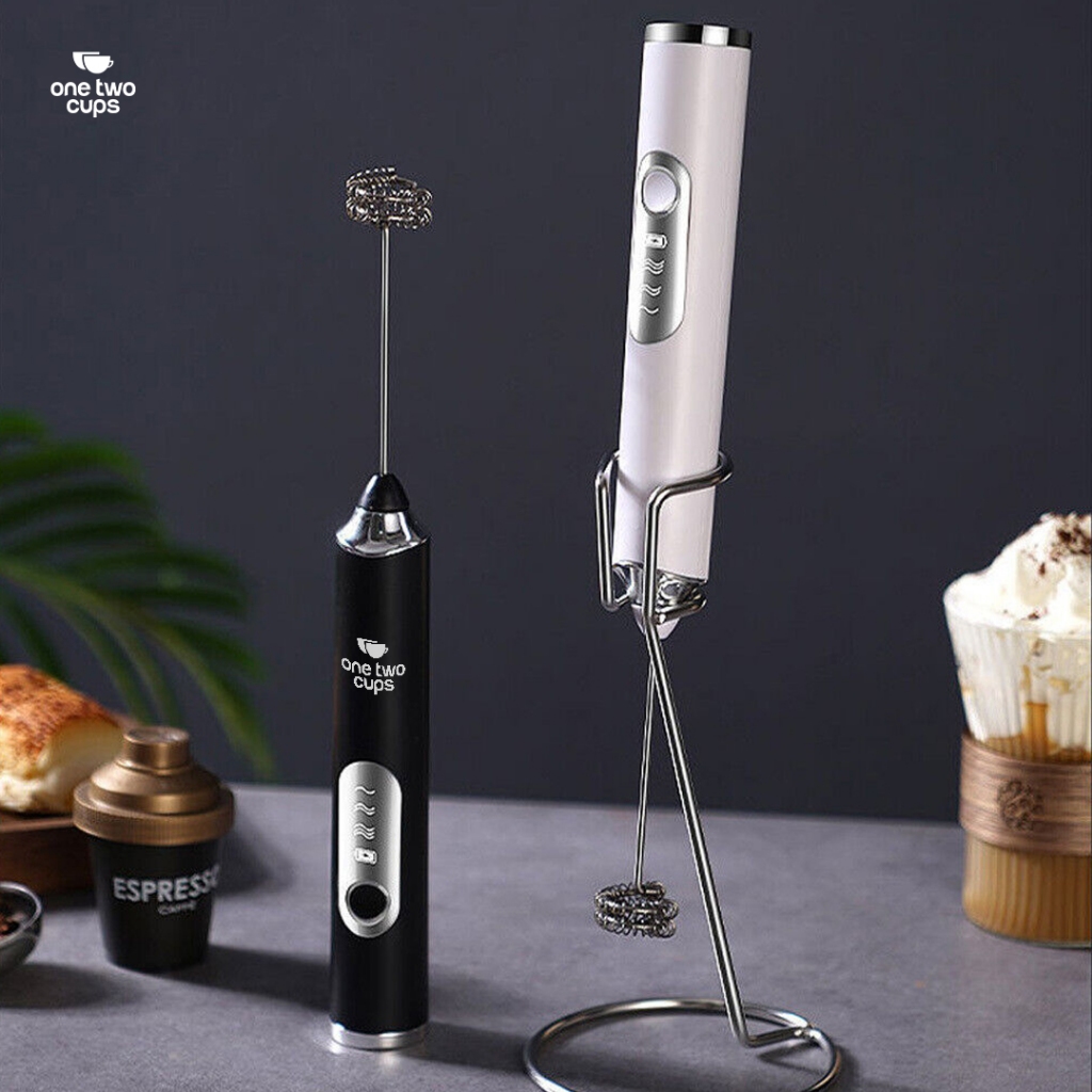 Jual One Two Cups Hand Mixer Mini 2in1 Pengocok Telur Milk Frother USB ...