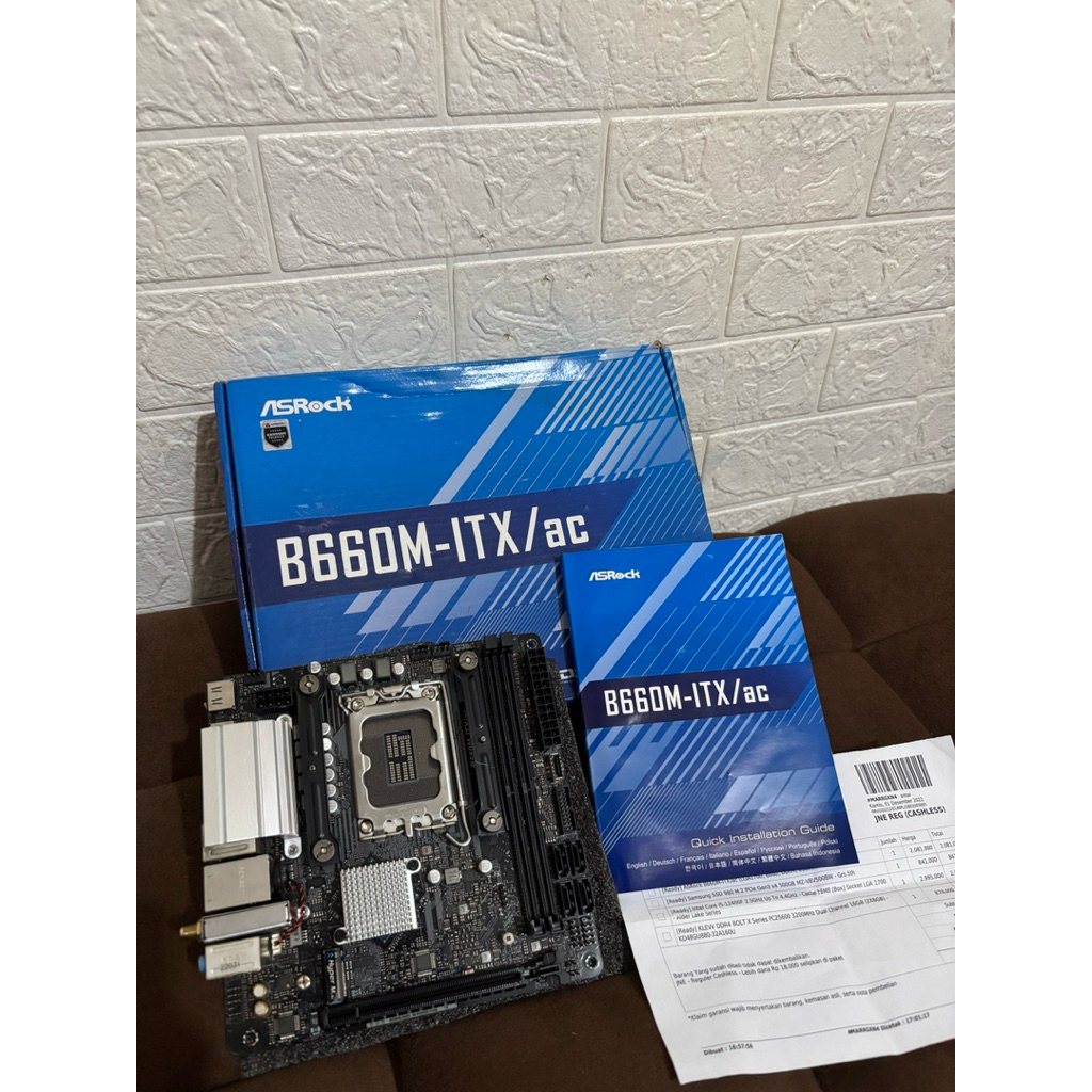 Jual Motherboard Asrock B660M ITX/ac | Shopee Indonesia
