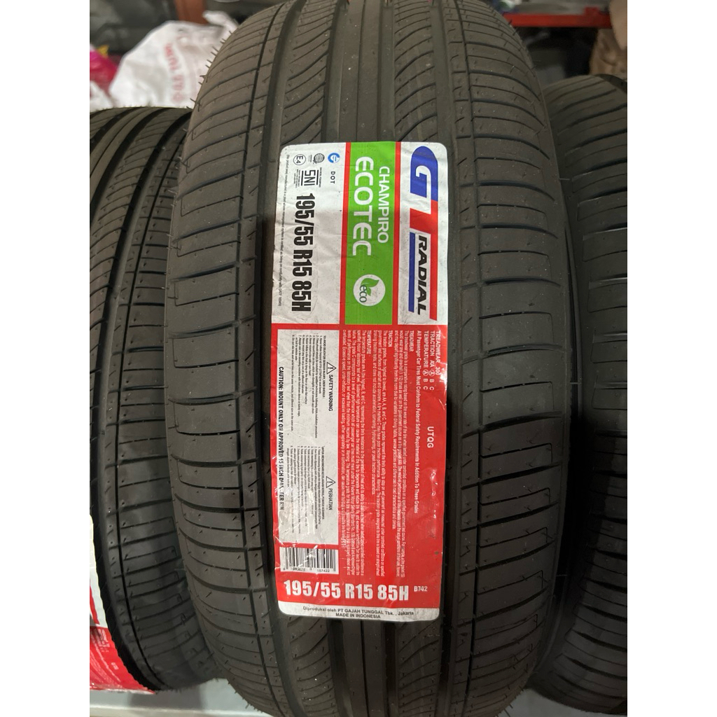 Jual Ban Mobil GT 195 55 R15 15 Champiro Ecotec Gajah Tunggal | Shopee ...