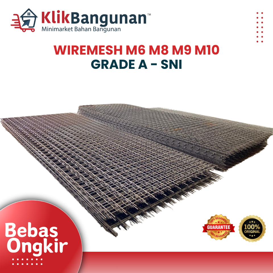 Jual Wiremesh SNI M6 M8 M9 M10 - Besi Cor Dak Berbagai Ukuran | Shopee ...