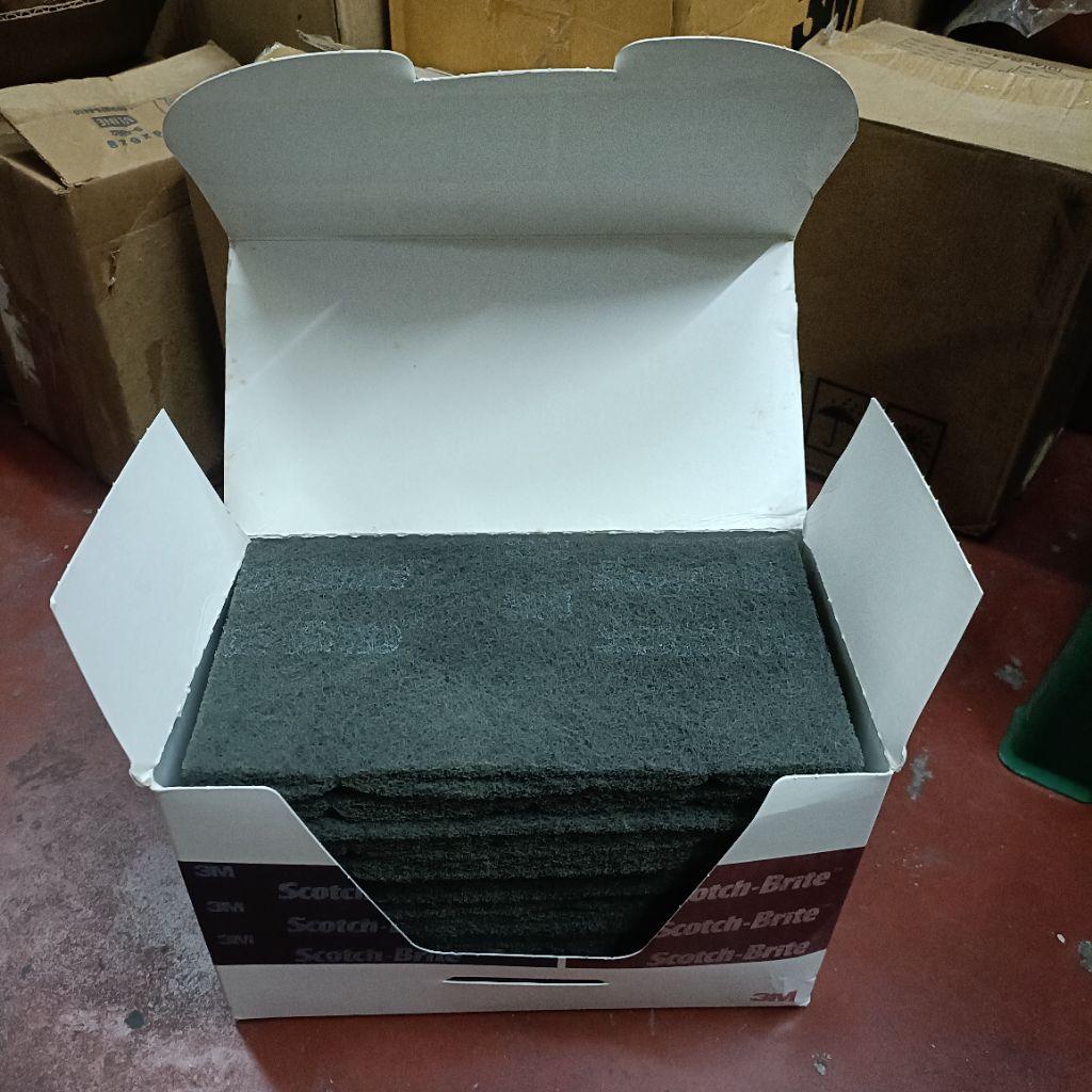 Jual 3M 048011 - 64660 Scotch-Brite Durable Flex Hand Pad Grey S Ultra ...