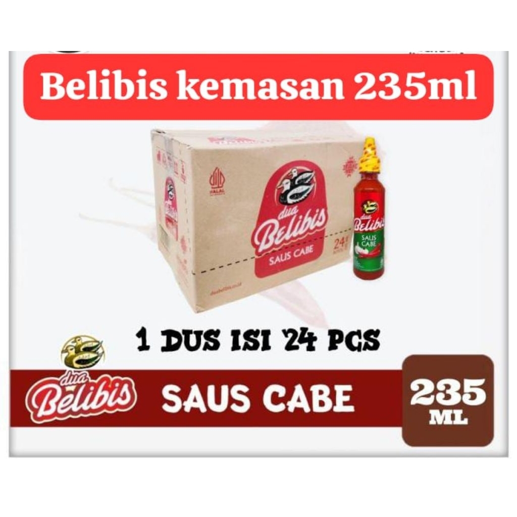 Jual Belibis Saos Cabe Kemasan 235ml - DUS ISI 24PCS | Shopee Indonesia