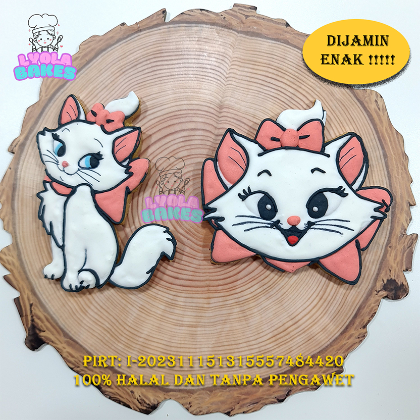 Jual Cookies Merrie Cat Disney -+ 8cm Kucing full badan dan kepala ...