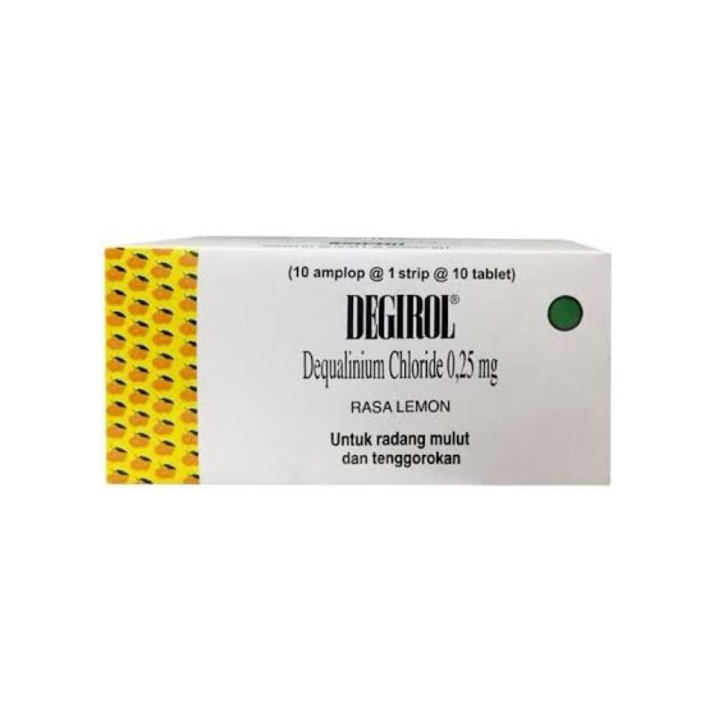 Jual degirol box isi 10 strip - untuk radang nyeri tenggorokan | Shopee ...