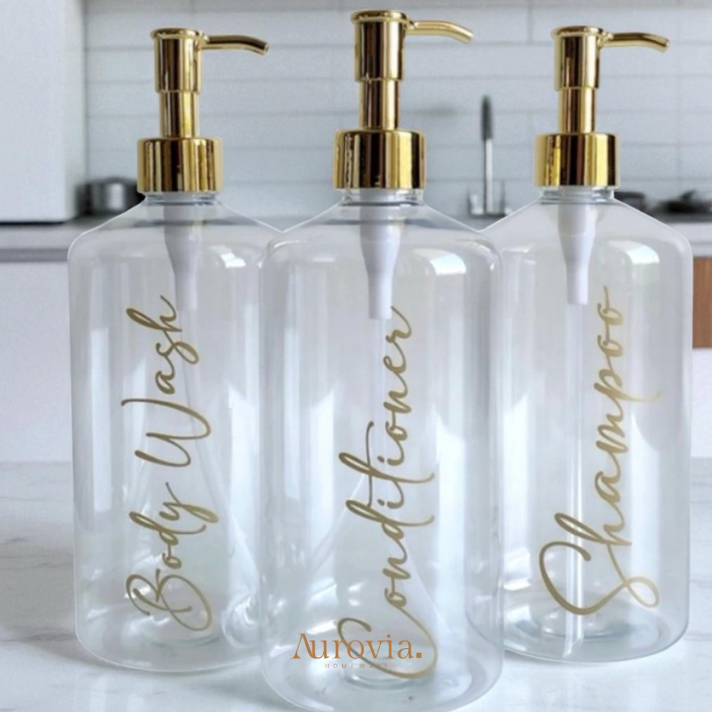 Jual BOTOL ISI ULANG SABUN BOTOL TEMPAT SABUN CAIR 500ML PUMP CLEAR ...