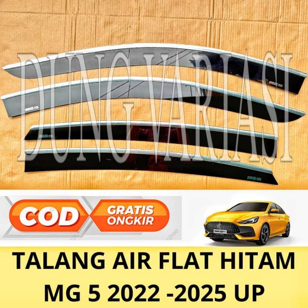 Jual Talang Air Side Visor MG 5 MG5 2022 2024 2025 2026 2027 Hitam List ...