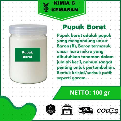 Jual Pupuk Borat / Borate / Natrium Borate | Pupuk Tanaman 100 gr ...